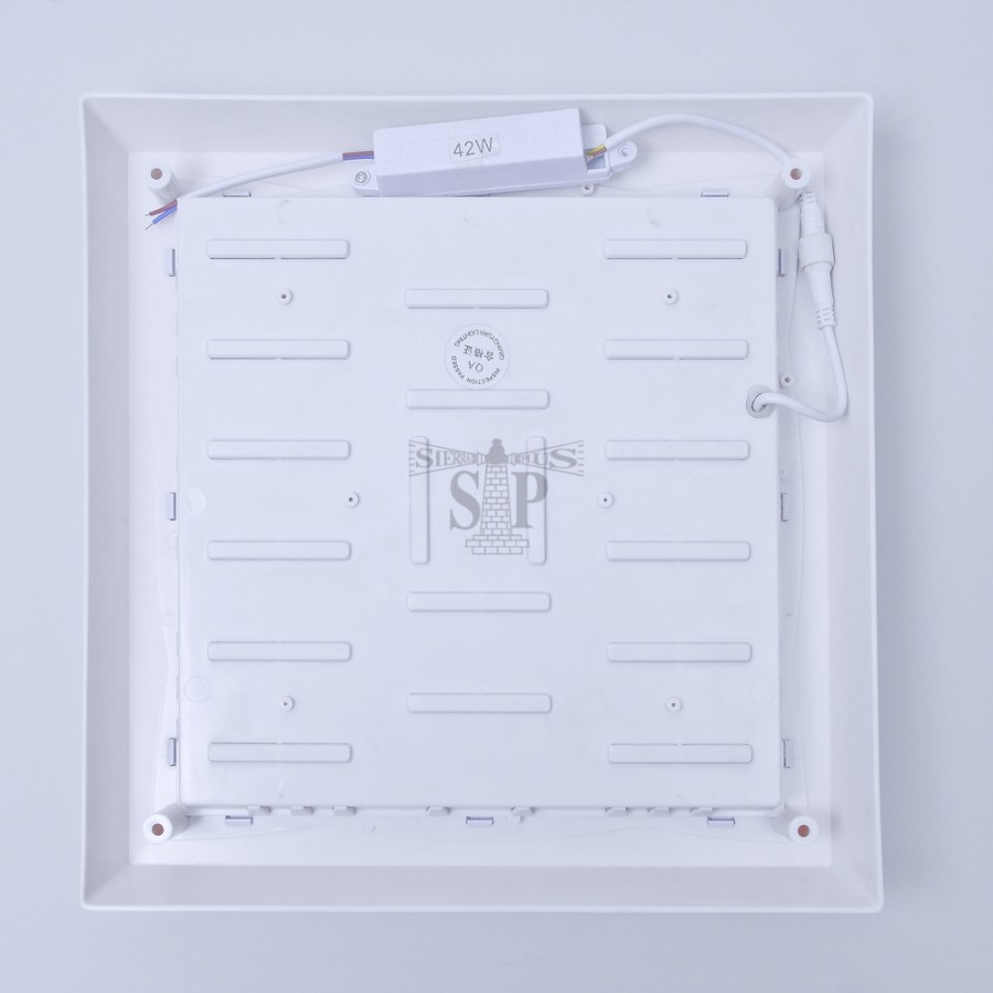 13-inch 42W Flush Mount LED Ceiling Light Square [Opal Diffuser] (White)